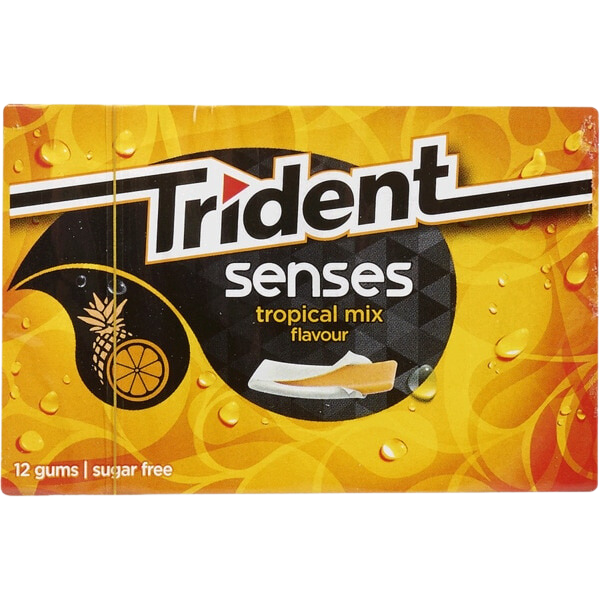 Senses Tropical Mix Lozenge - Trident • 23 G – Made in Market