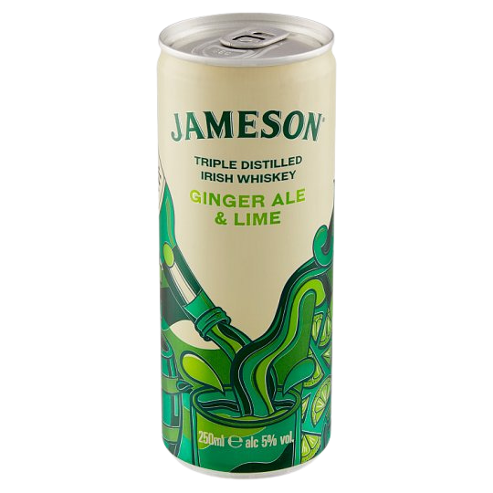 Jameson Whiskey Ginger Ale & Lime • 250 ML – Made in Market