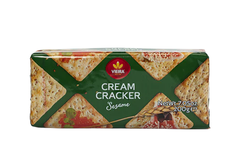 Sesame Cream Cracker Cookie - Scallop • 200 G – Made in Market