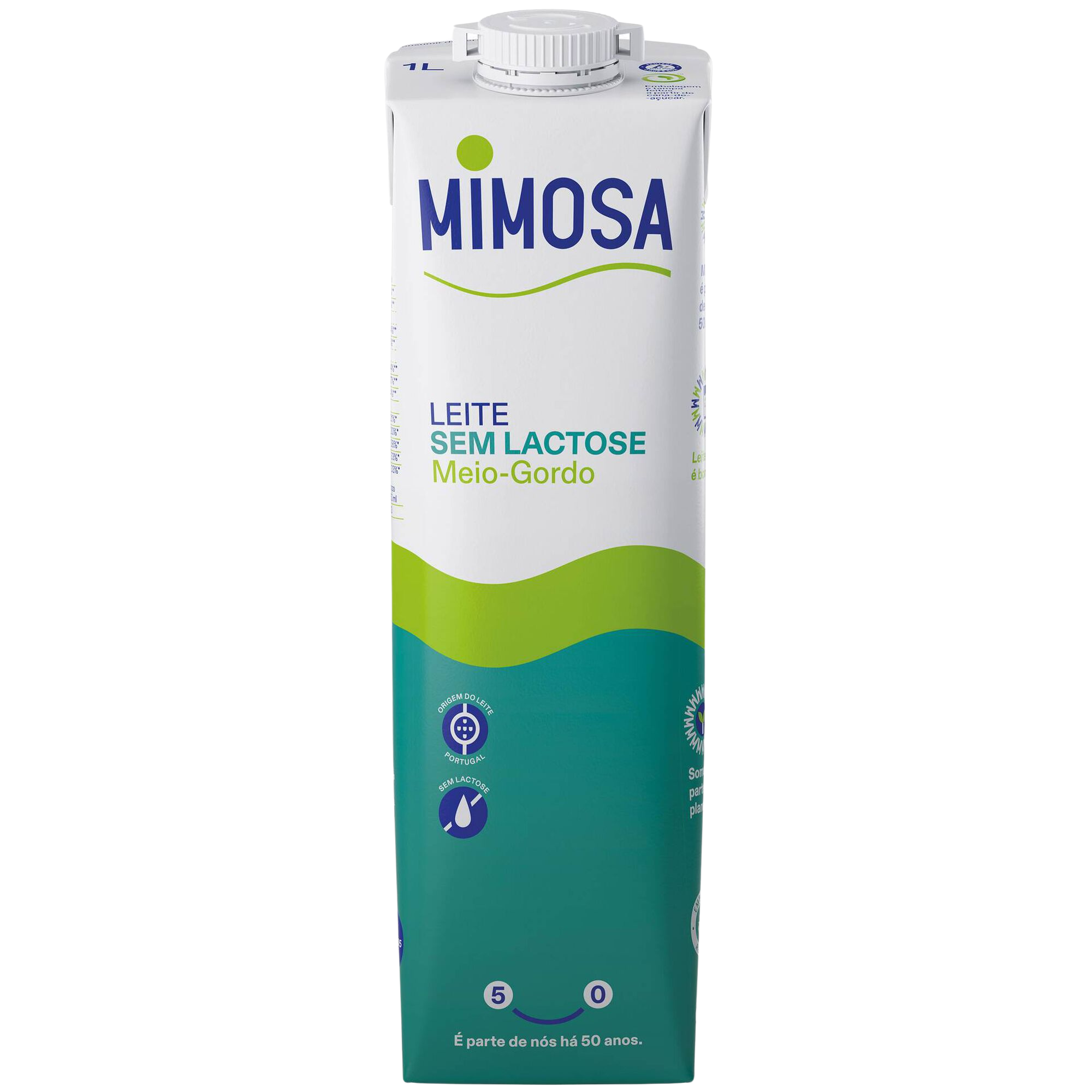 Lactose-Free Semi-Skimmed Milk - Mimosa • 1 L – Made in Market