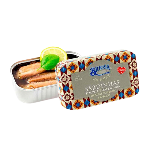 Sardines without Skin & Bones with Lemon and Basil - Briosa • 120 G ...