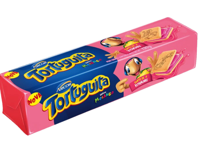 Strawberry Tortuguita Square Biscuit - 130g – Made in Market