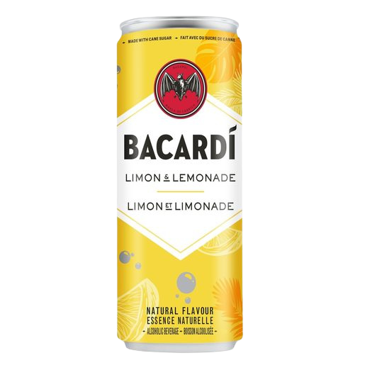 Bacardi Rum Limon & Lemonade • 250 ML – Made in Market
