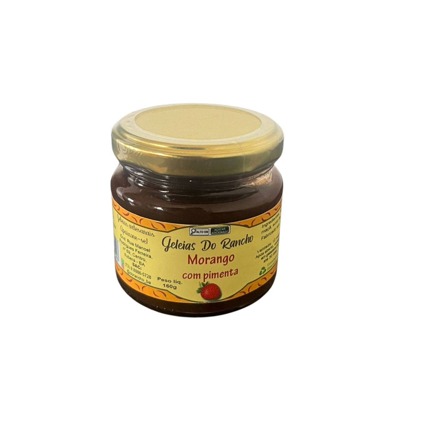 Strawberry Jam with Pepper - Geleias do Rancho – Made in Market