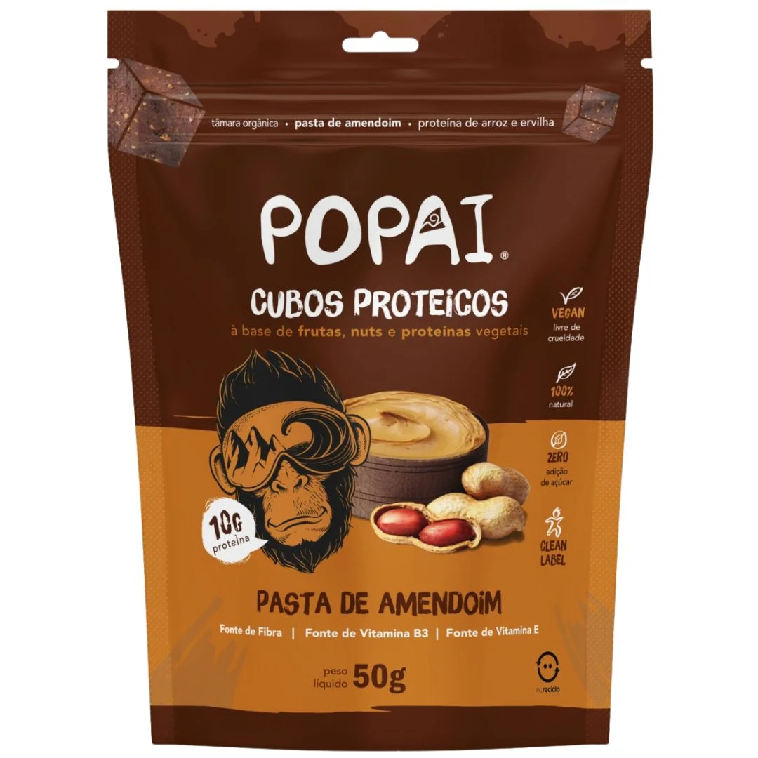 Protein Peanut Butter Cubes - Popai Snack • 50g – Made in Market