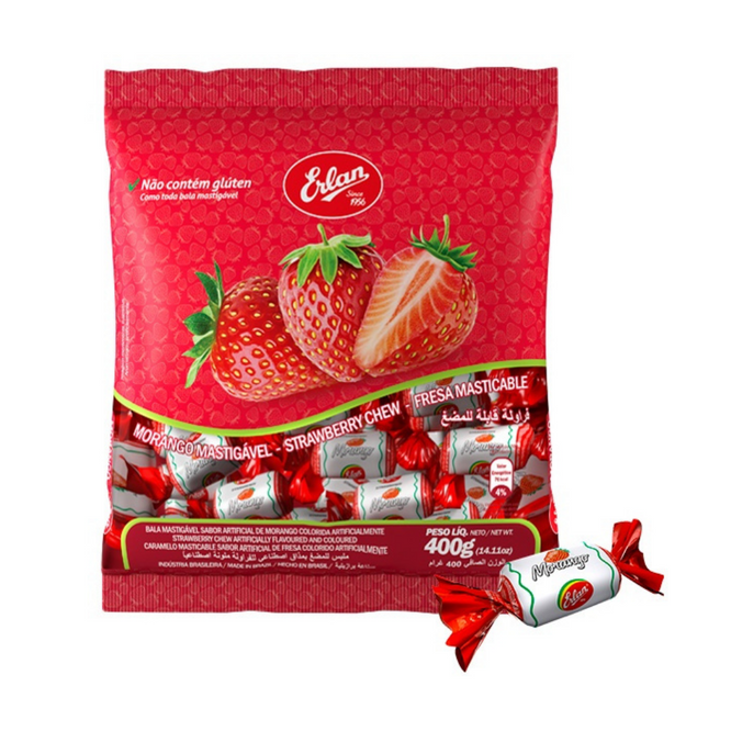 Bala de Morango - Erlan • 400 G – Made in Market