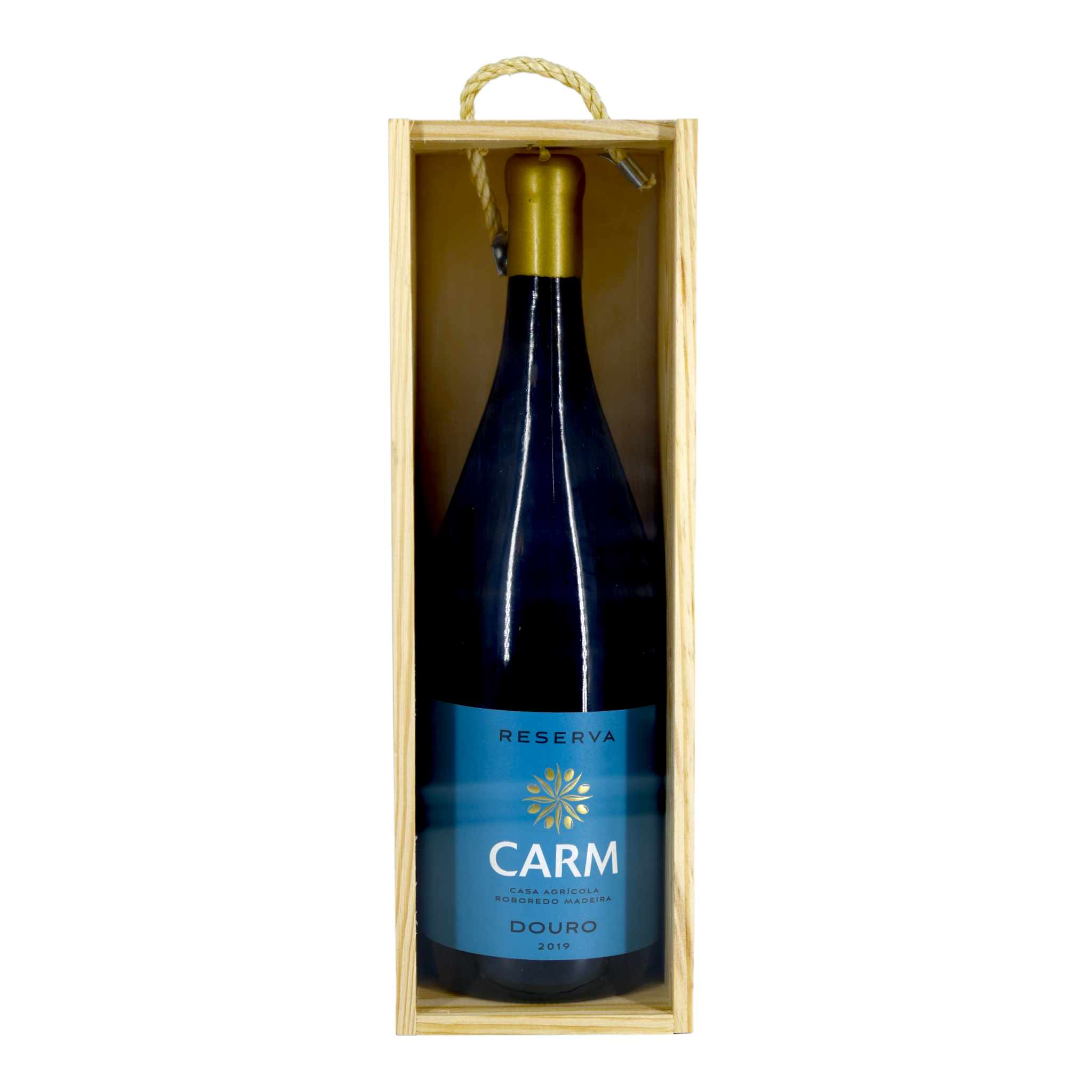 Vinho Tinto CARM Reserva Magnum DOC Douro em Caixa de Madeira • 1.5 L ...