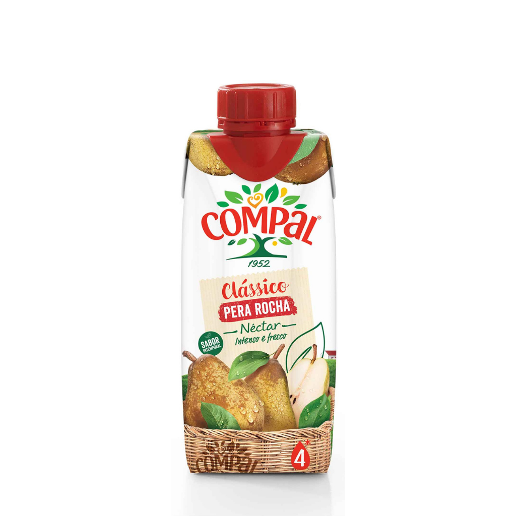 Compal Pêra Rocha Classic Nectar • 330 ML – Made in Market