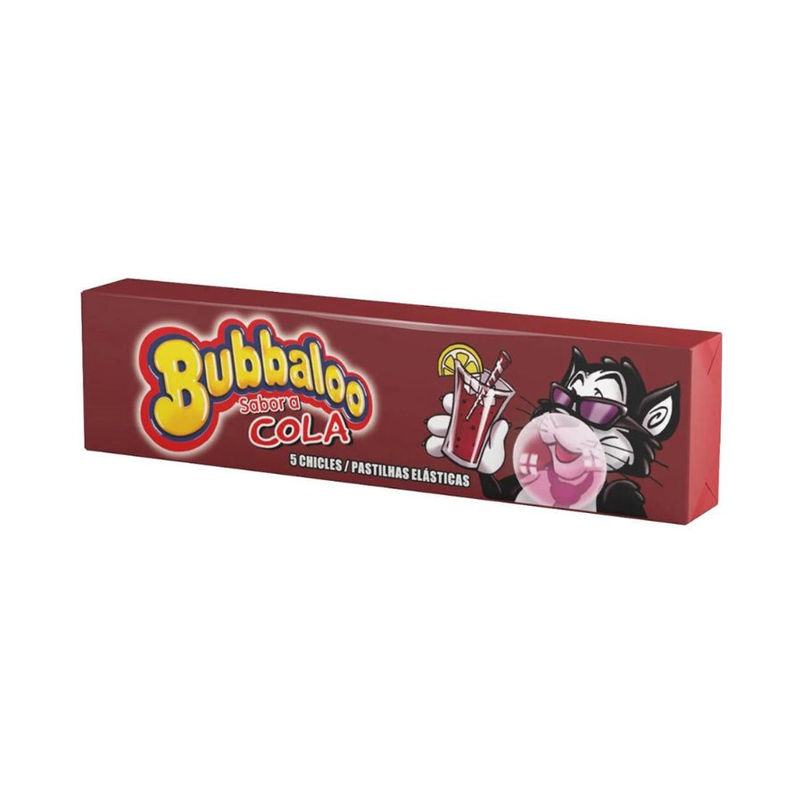 Bubbaloo Cola Flavor Chewing Gum • 38 G – Made in Market
