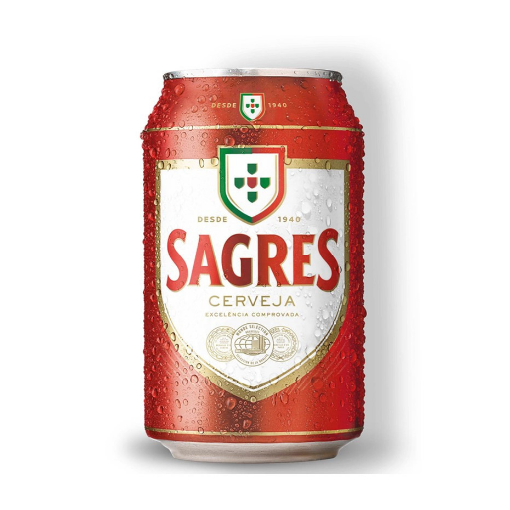 SAGRES Beer Canned Beer • 330 ML – Made in Market